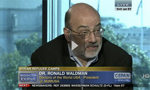 Watch Board President Dr. Ron Waldman Speak about Syrian Refugees on C ...